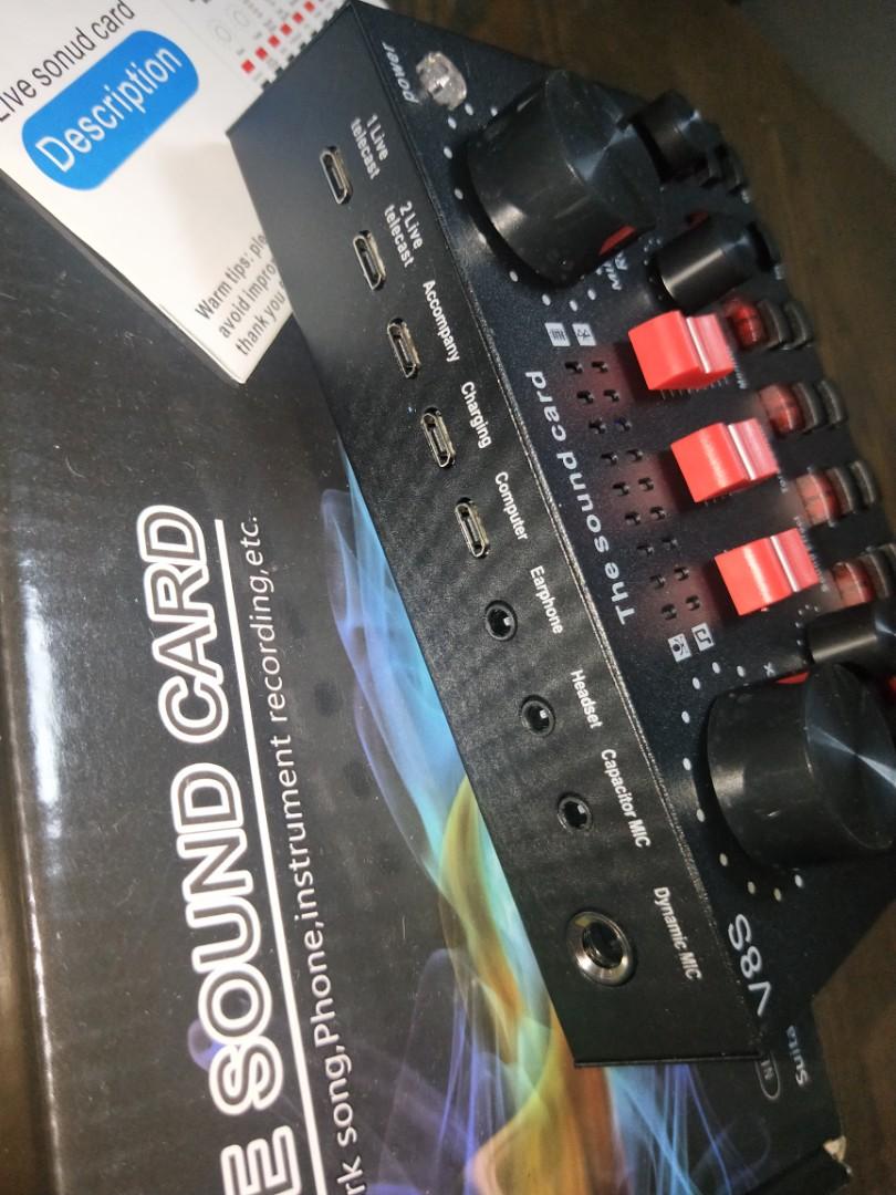 Live sound card, Hobbies & Toys, Music & Media, Musical Instruments on ...