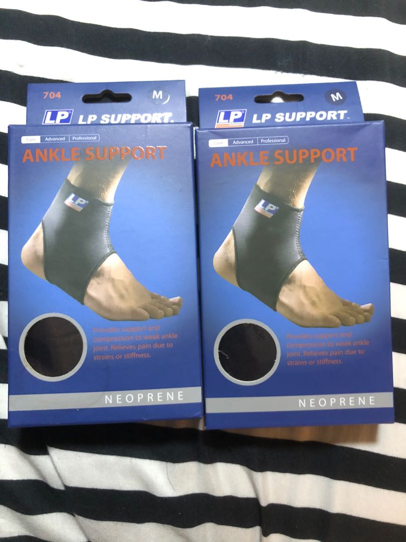 LP 704 Ankle Support/Guard (Black), Health & Nutrition, Braces, Support ...