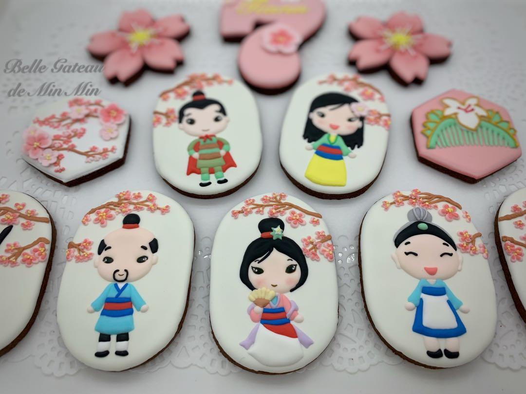 Mulan Theme Cookies / Birthday Cookies / Customized Cookies, Food ...