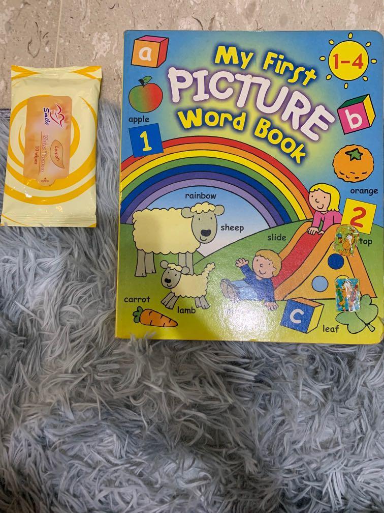 My First Picture Word Book (1-4 years old), Hobbies & Toys, Books ...