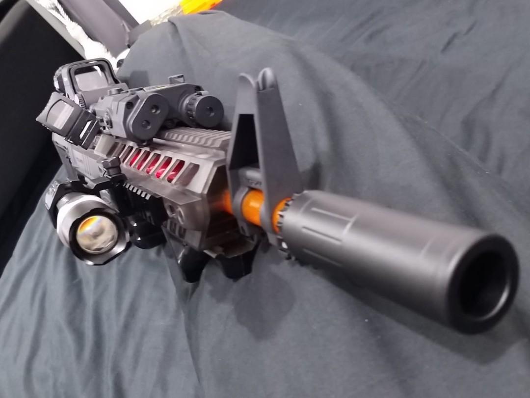 Nerf Recon with Worker MCX kit, Hobbies & Toys, Toys & Games on Carousell