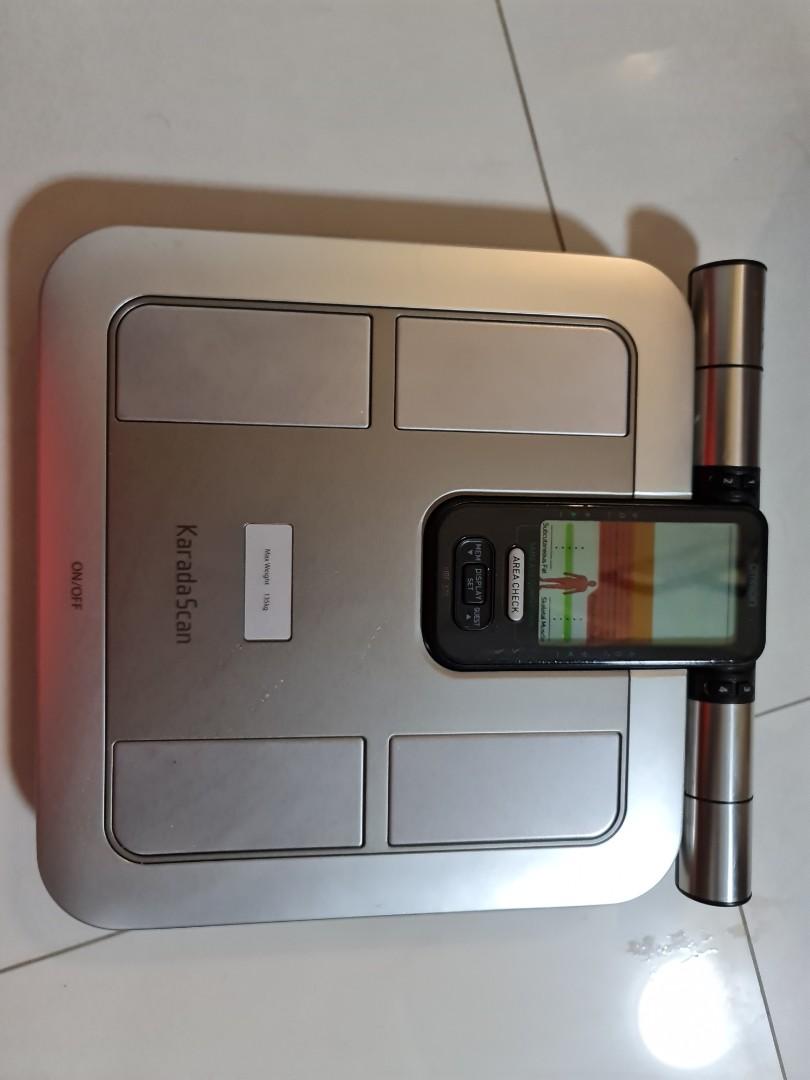 Omron Karada Scan HBF-375 weighing scale, Health & Nutrition, Health ...