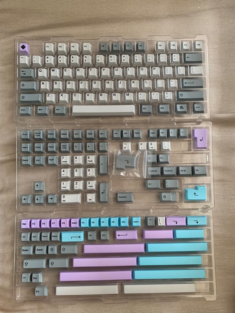 PBT Muted 175 Keys Keycapset, Computers & Tech, Parts & Accessories ...