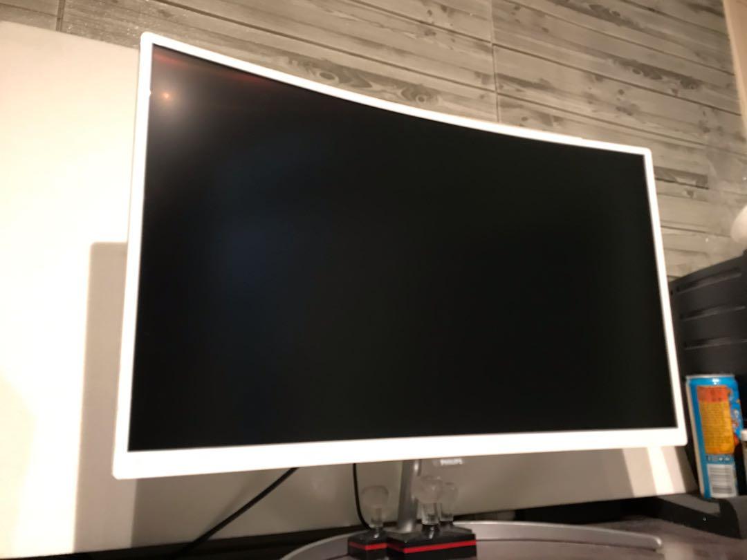 Philips 278E monitor 27吋 曲面螢幕, 家庭電器, 電視 & 其他娛樂, 電視 - Carousell