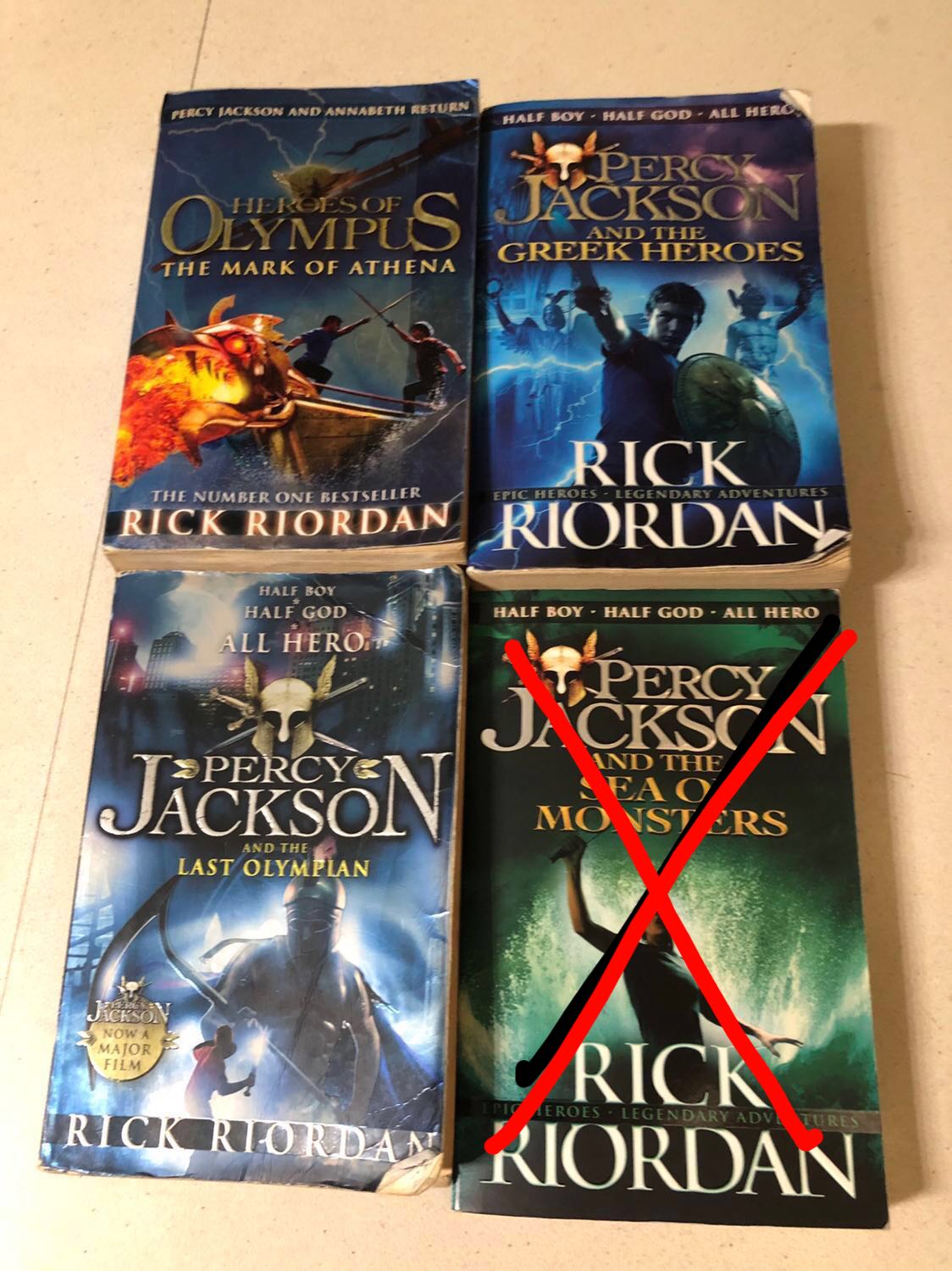Rick Riordan - Percy Jackson, Hobbies & Toys, Books & Magazines ...