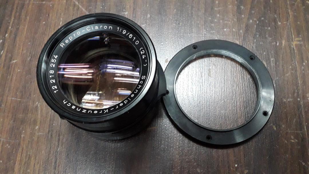 SCHNEIDER-KREUZNACH REPRO-CLARON 610MM f9 24" PROCESS LENS OR COPY LENS ...