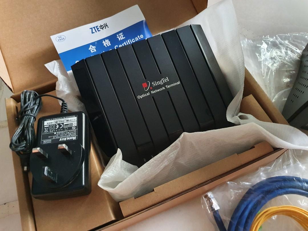 Singtel ONT & Modem/Router(dual band), Computers & Tech, Parts ...