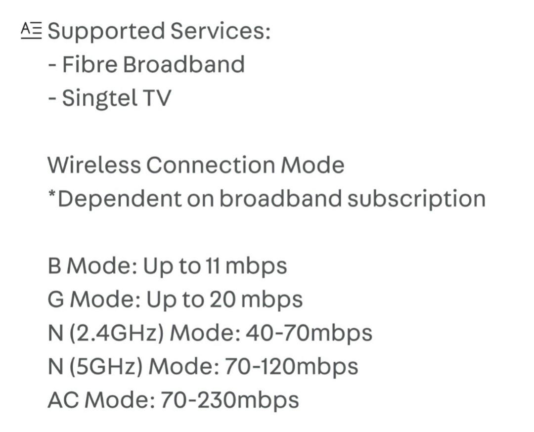 Singtel ONT & Modem/Router(dual band), Computers & Tech, Parts ...