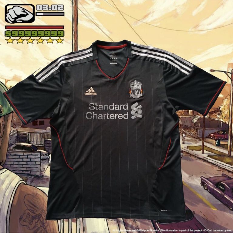 Standard Chartered football kit, Men's Fashion, Activewear on Carousell