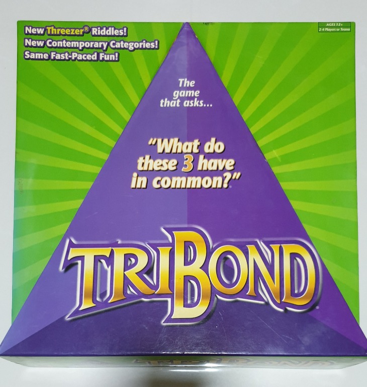 Tribond Board Game collection set, Hobbies & Toys, Toys & Games on ...