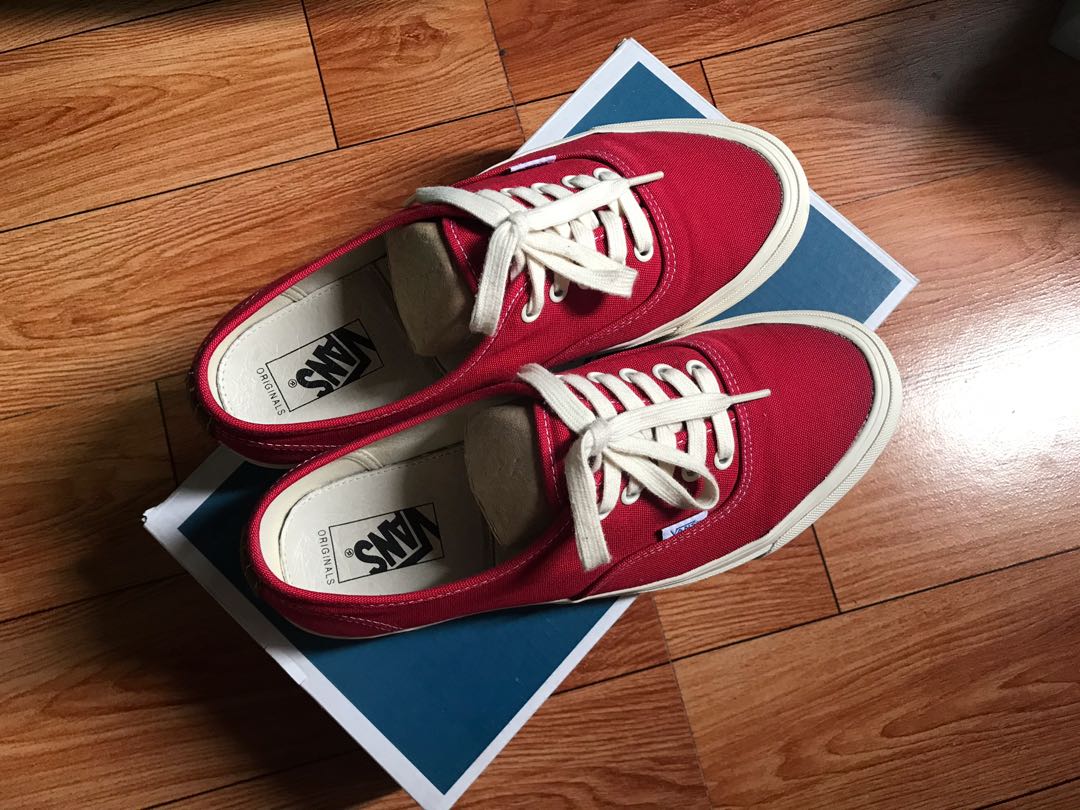 Vans Vault Red Chili OG, Men's Fashion, Footwear, Sneakers on Carousell