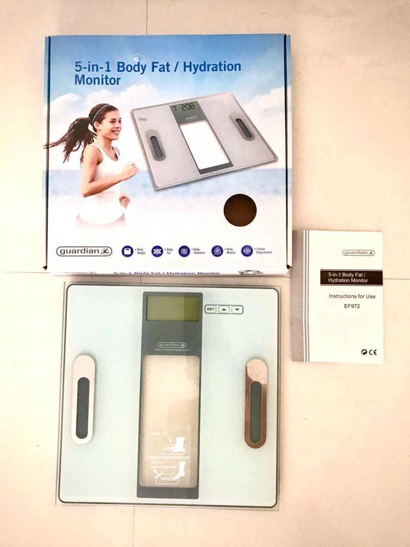 Weighing Scale Digital Brand New 5-in - 1 Body Fat / Hydration Monitor ...