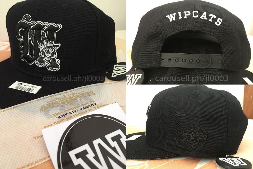 2 WIP CAPS (BRAND NEW + AUTHENTIC) 'WIPCATS' VARSITY + LOCK-UP 'GIANTS ...