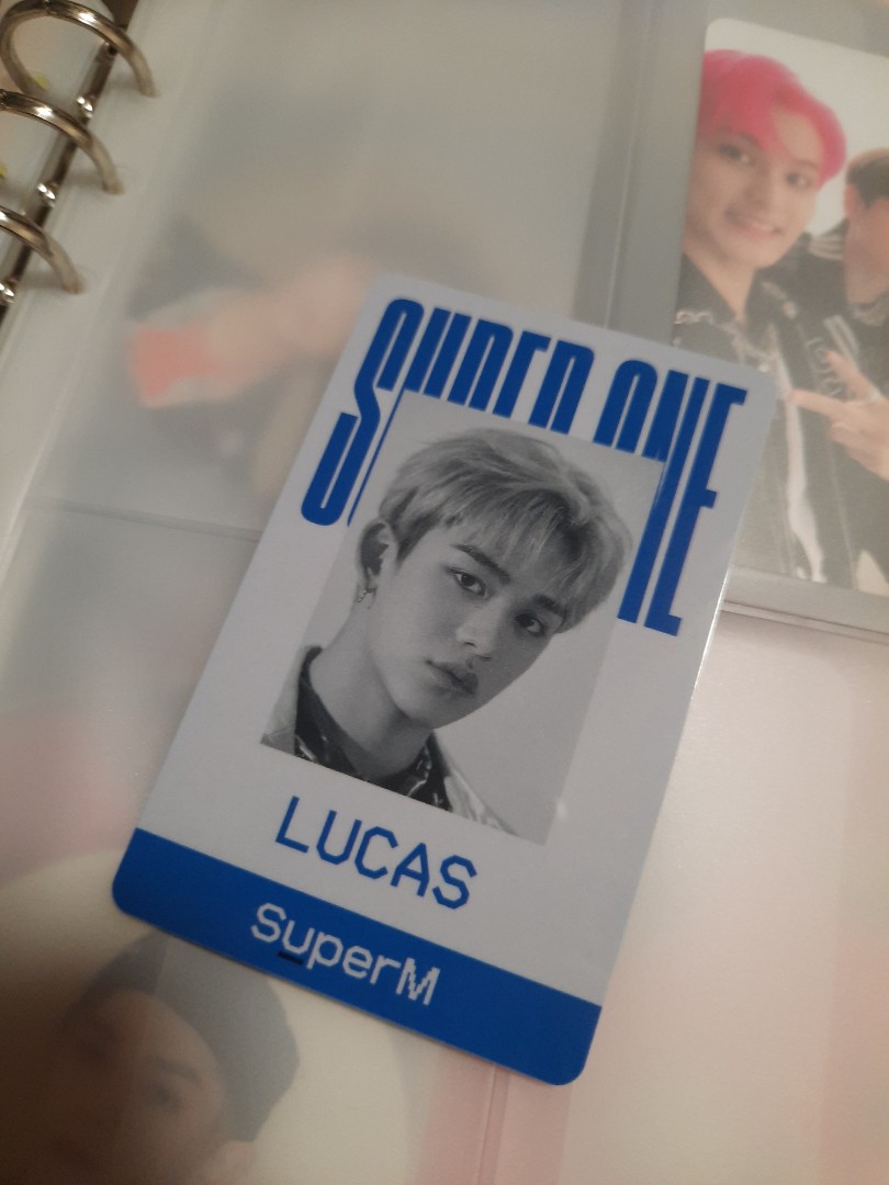 WTT superm super one lucas id card unit ver, Hobbies & Toys ...