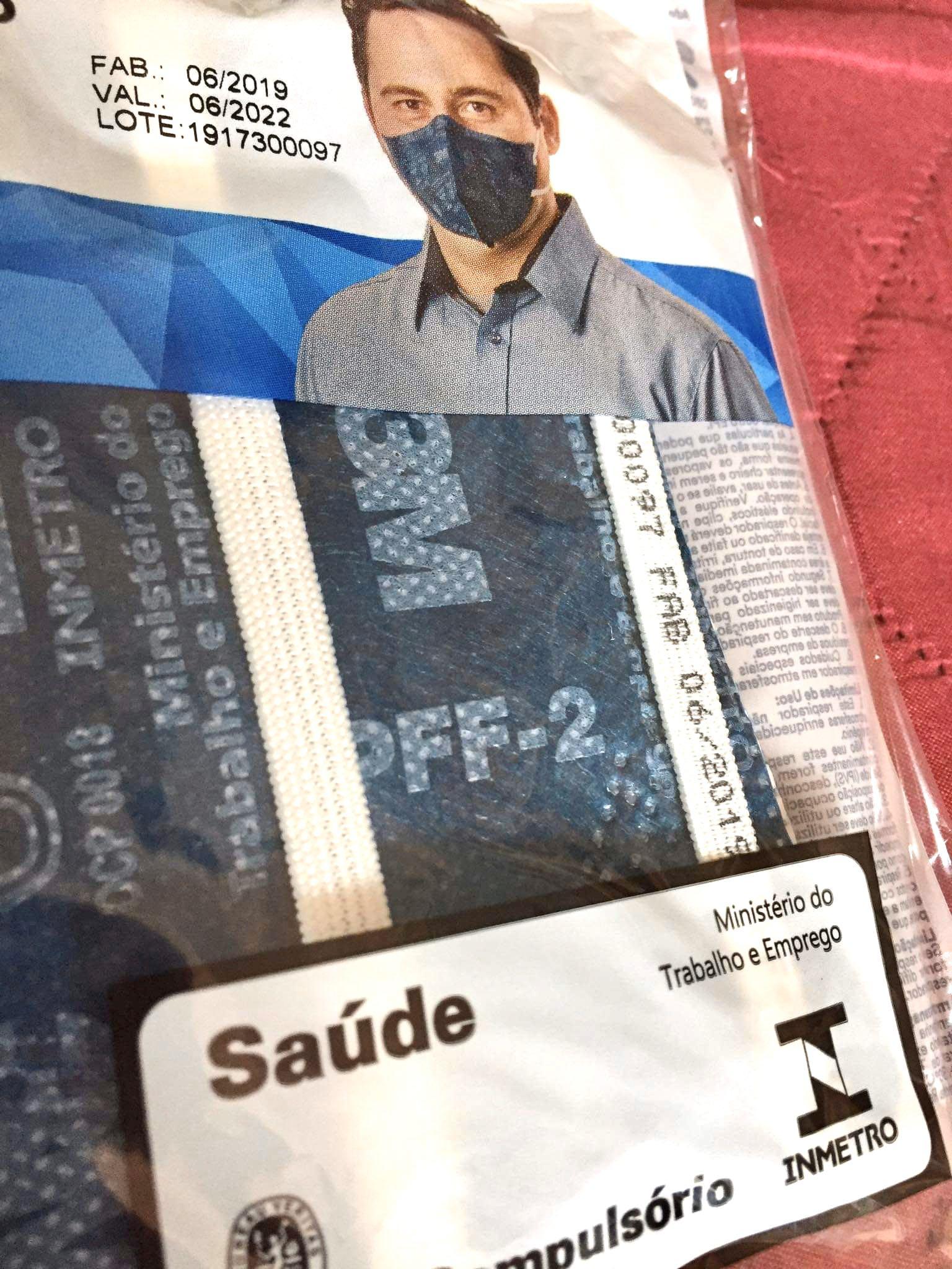 3M 9820 BR PPF-2 N95 Brazil Made Particulate Respirators Face Mask 1 ...