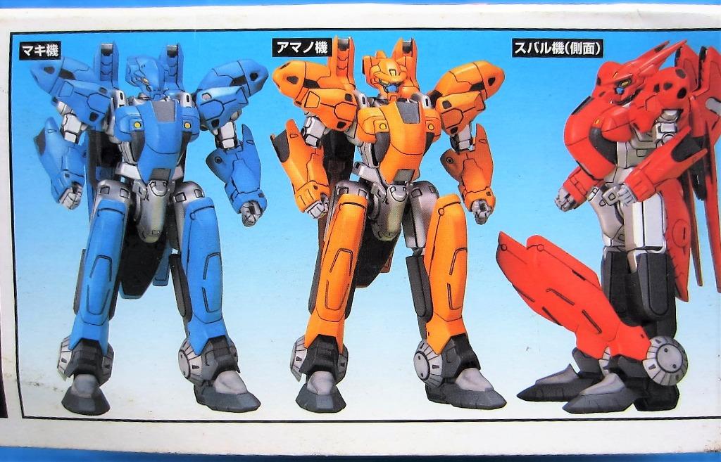 機動戰艦 Nadesico 1/48 scale OG BATTLE FRAME 3機 CUSTOM SET HG Bandai Model ...