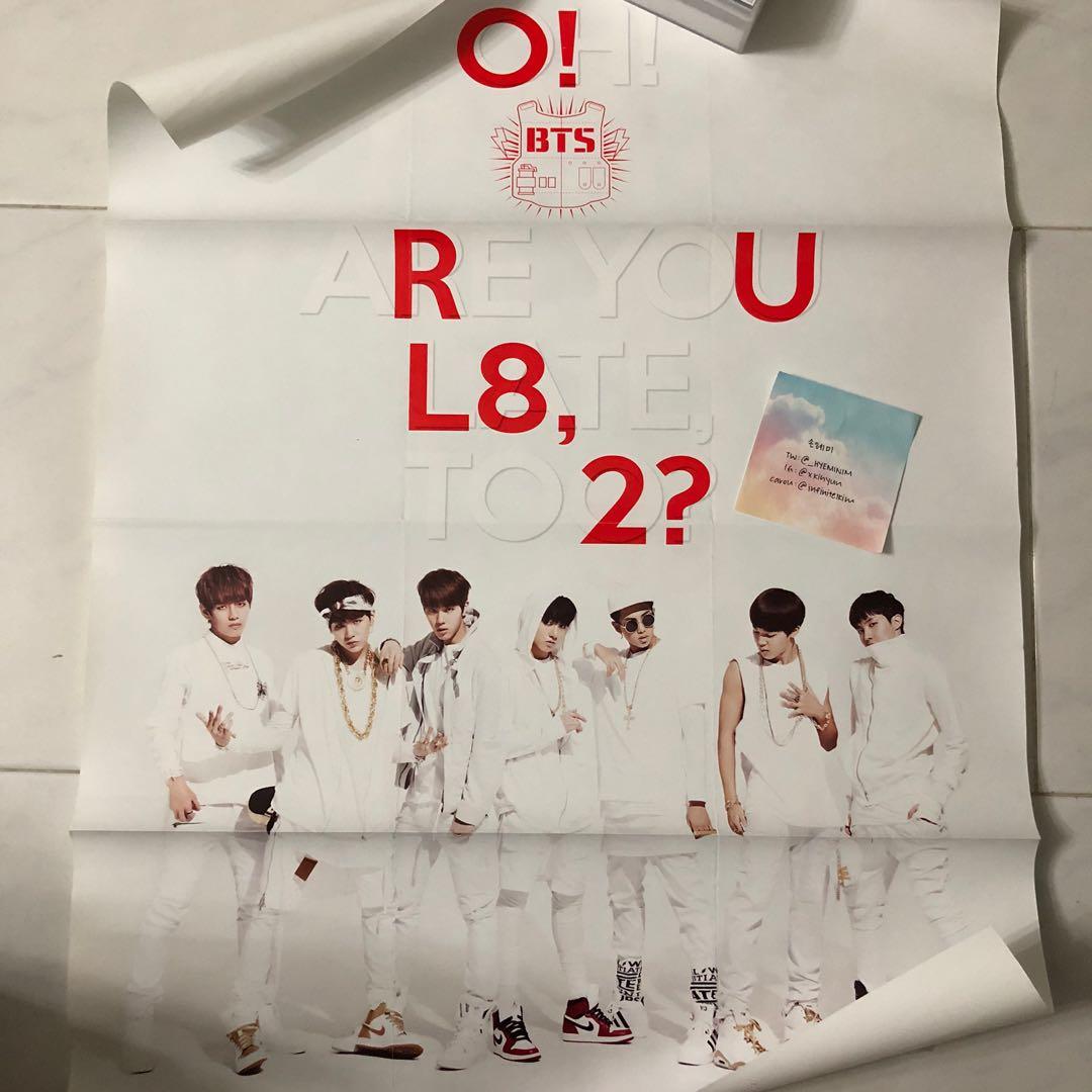 BTS O!RUL8,2? Album + Photocard Full Set + Poster, Hobbies & Toys ...
