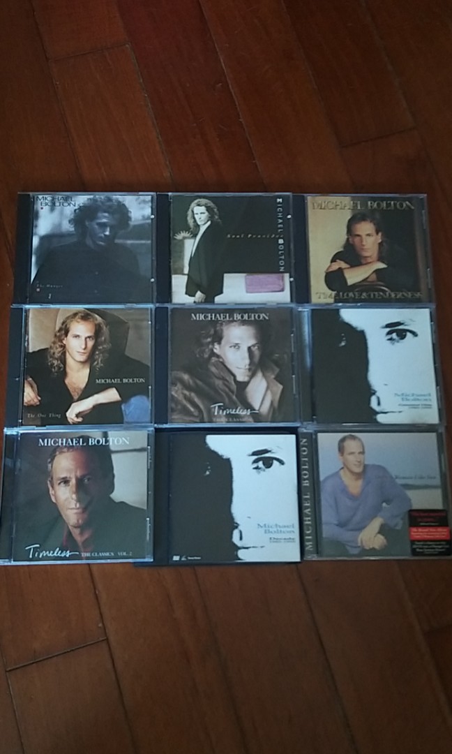 經典cd set Michael Bolton 大碟cd 8隻加vcd 1隻, 興趣及遊戲, 音樂、樂器 & 配件, 音樂與媒體 - CD 及 ...
