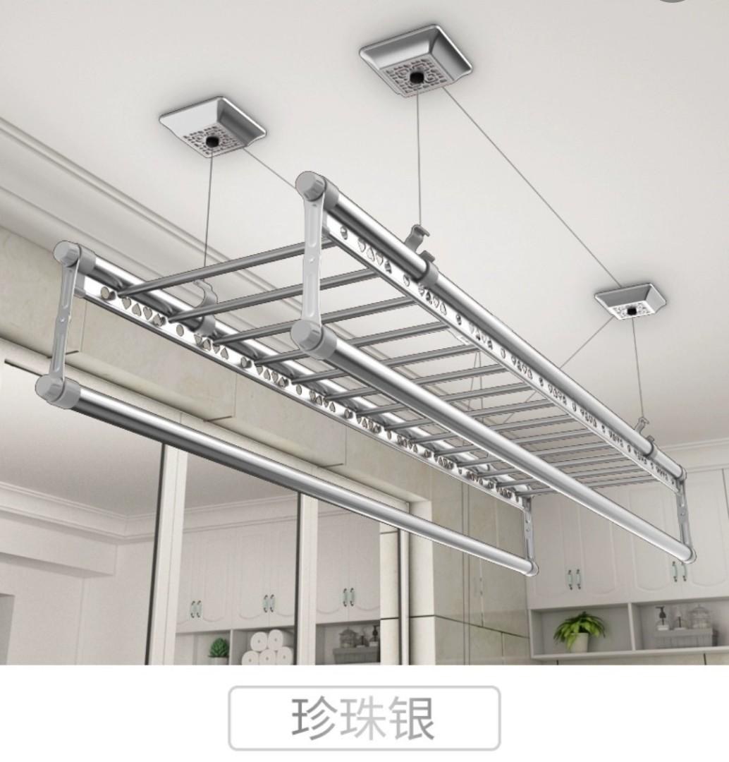 Easy Dry Ceiling Mounted Pulley System | Shelly Lighting