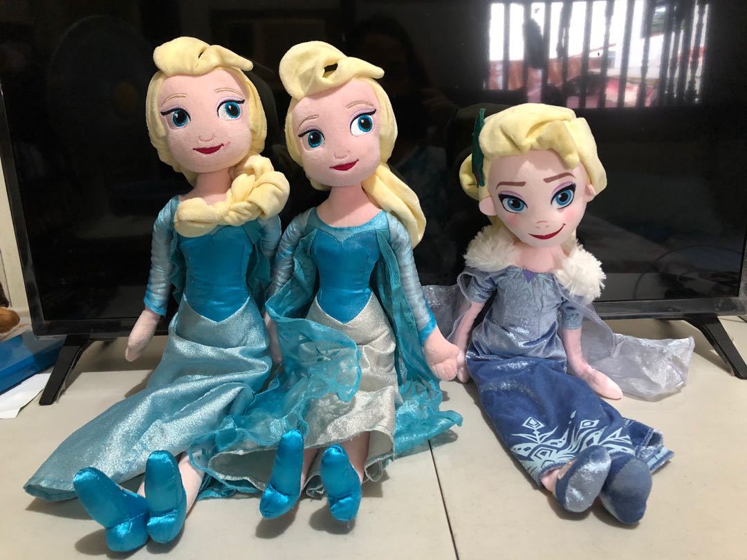 Disney Frozen Elsa 20” Plush Doll, Hobbies & Toys, Toys & Games on ...