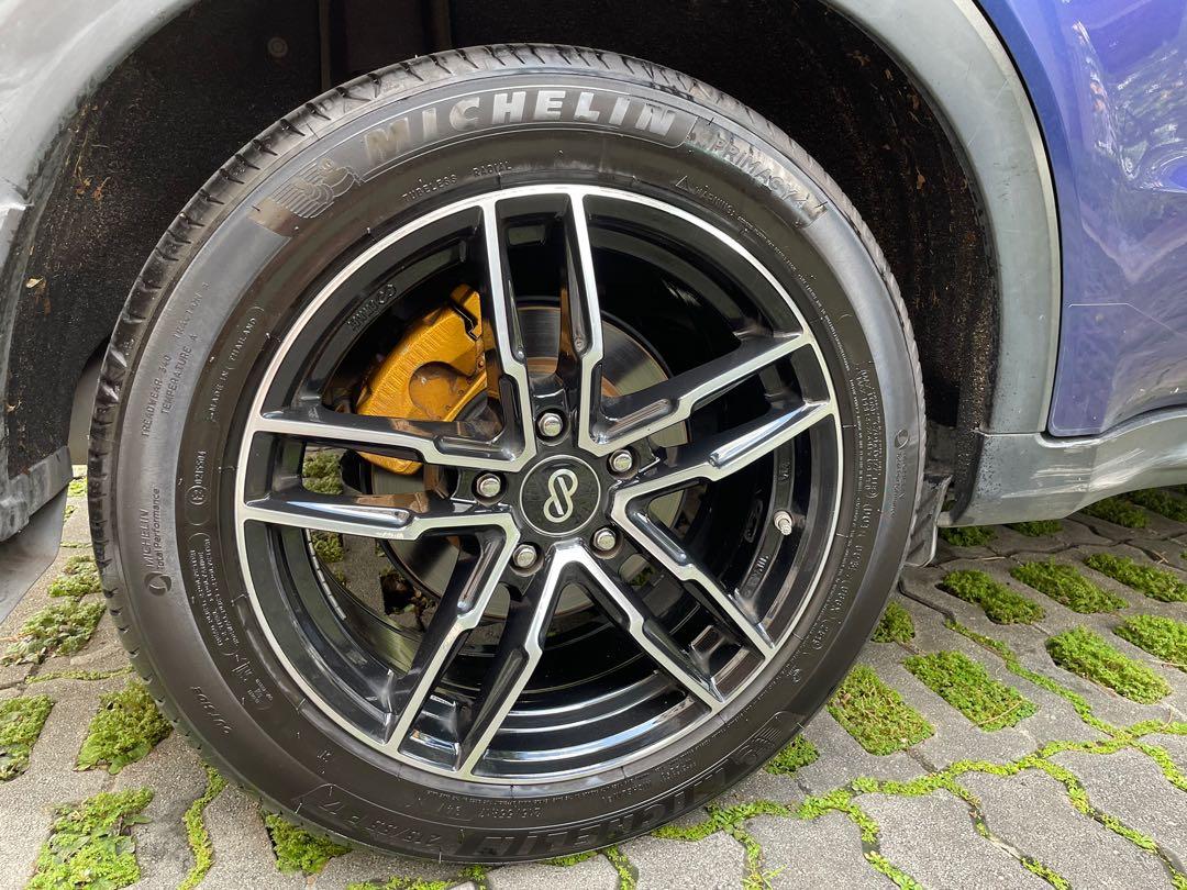 Enkei SS05 + Michelin Primacy 4ST, Car Accessories, Tyres & Rims on ...