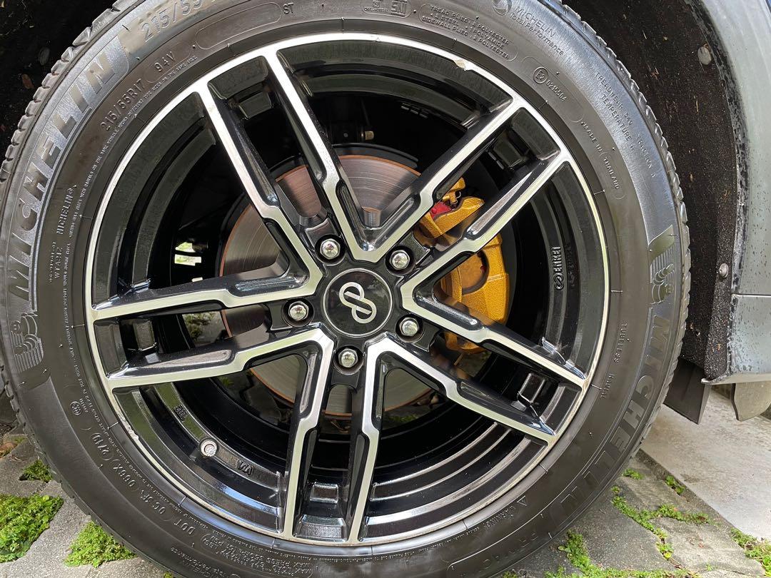 Enkei SS05 + Michelin Primacy 4ST, Car Accessories, Tyres & Rims on ...