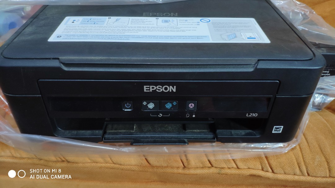 Epson L210 Ink Tank Color Printer, Multifunction, Computers & Tech ...