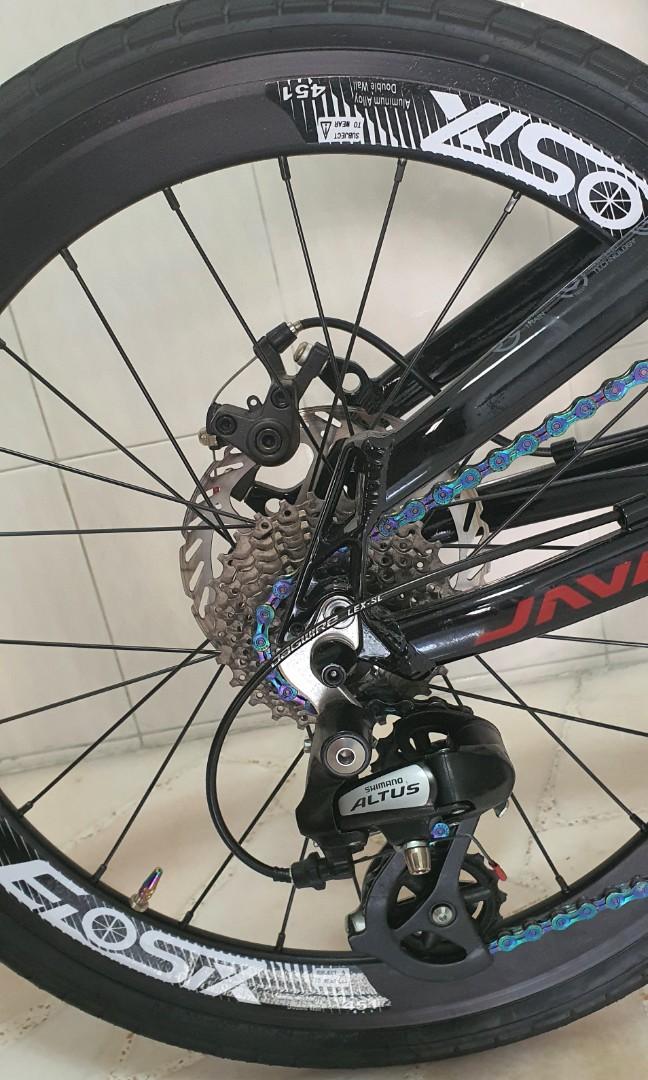 Folding bike Java Neo 2 (9speed) with Litepro parts, Sports Equipment ...