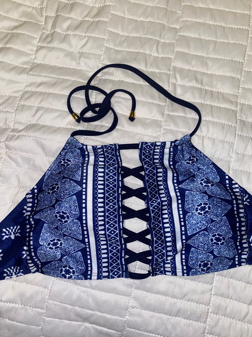 Halter bikini top, Women's Fashion, Swimwear, Bikinis & Swimsuits on ...