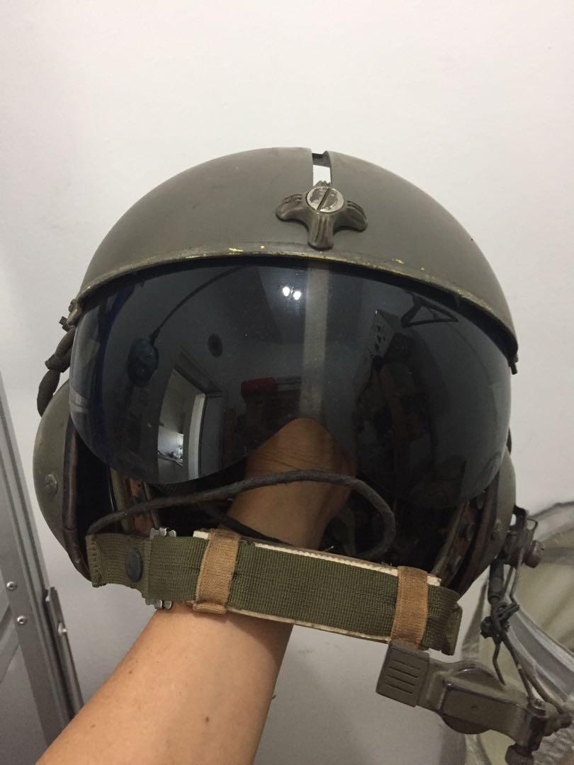 Helicopter’s Pilot Helmet, Hobbies & Toys, Memorabilia & Collectibles ...