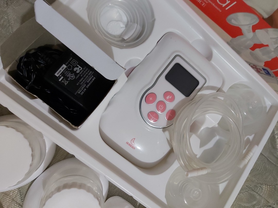 Horigen Innovature Double Electric Breastpump, Babies & Kids, Nursing ...