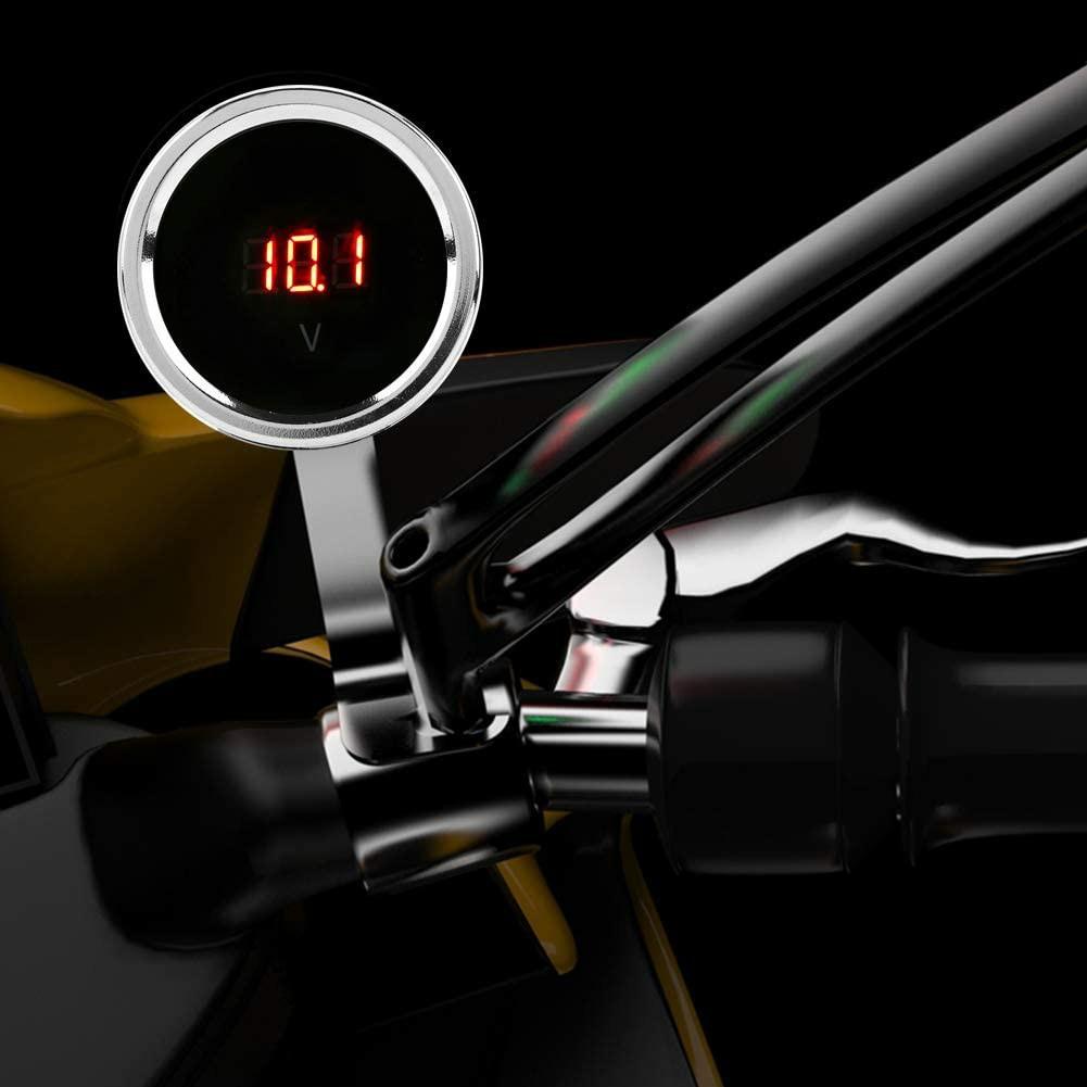 Keenso Motorcycle Voltage Meter Waterproof, New CS-378 12V Motorcycle ...