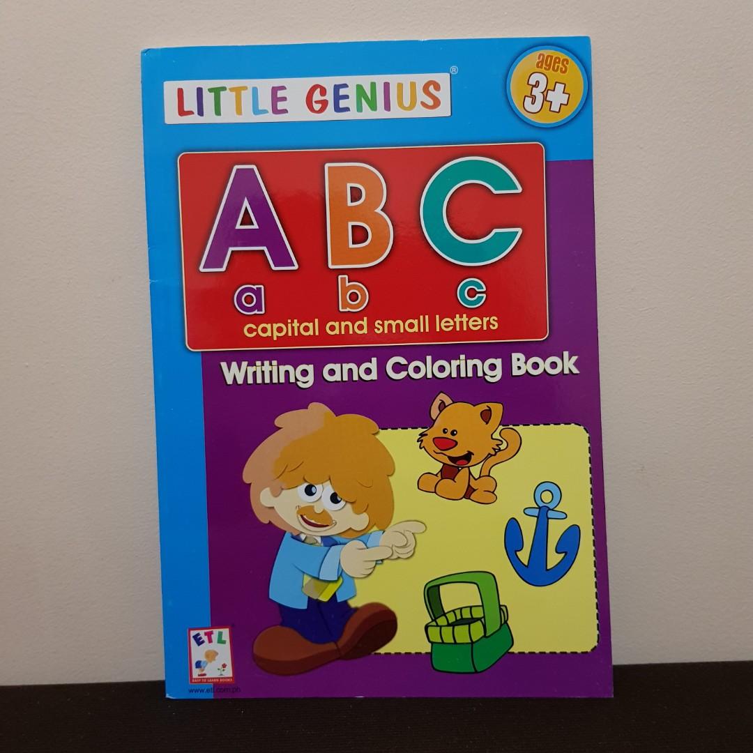Little Genius ABC Writing & Coloring Book, Hobbies & Toys, Books ...