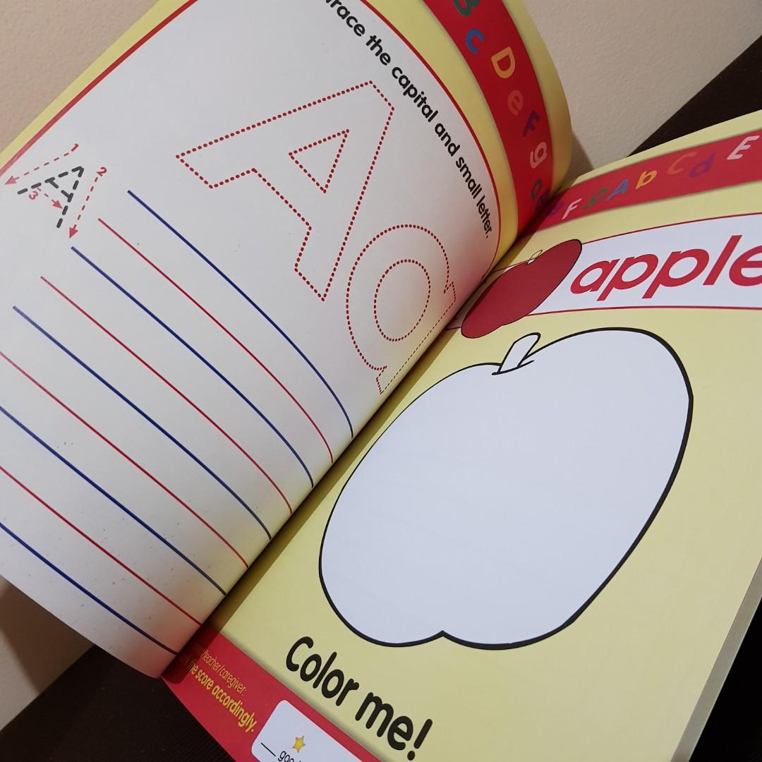 Little Genius ABC Writing & Coloring Book, Hobbies & Toys, Books ...