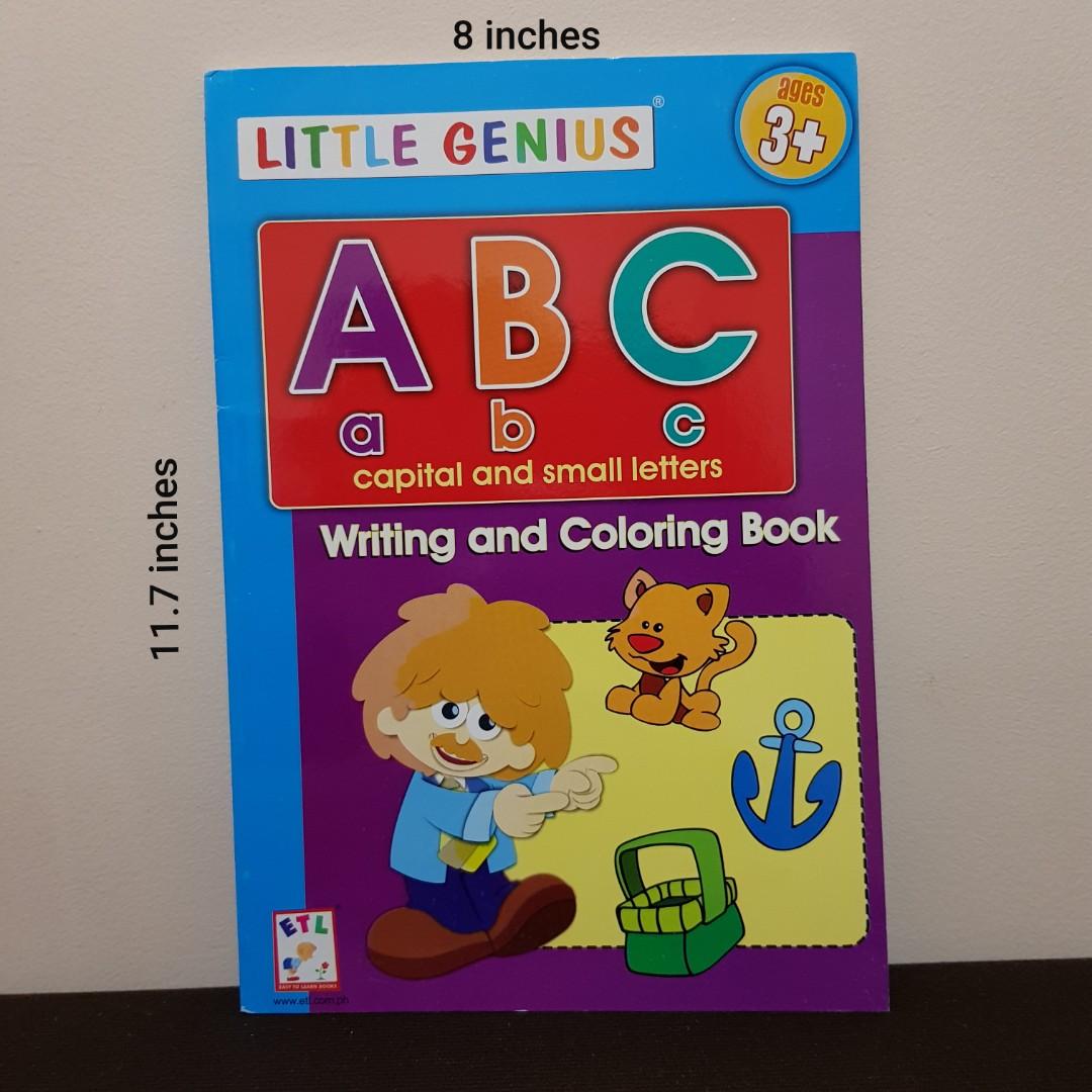 Little Genius ABC Writing & Coloring Book, Hobbies & Toys, Books ...