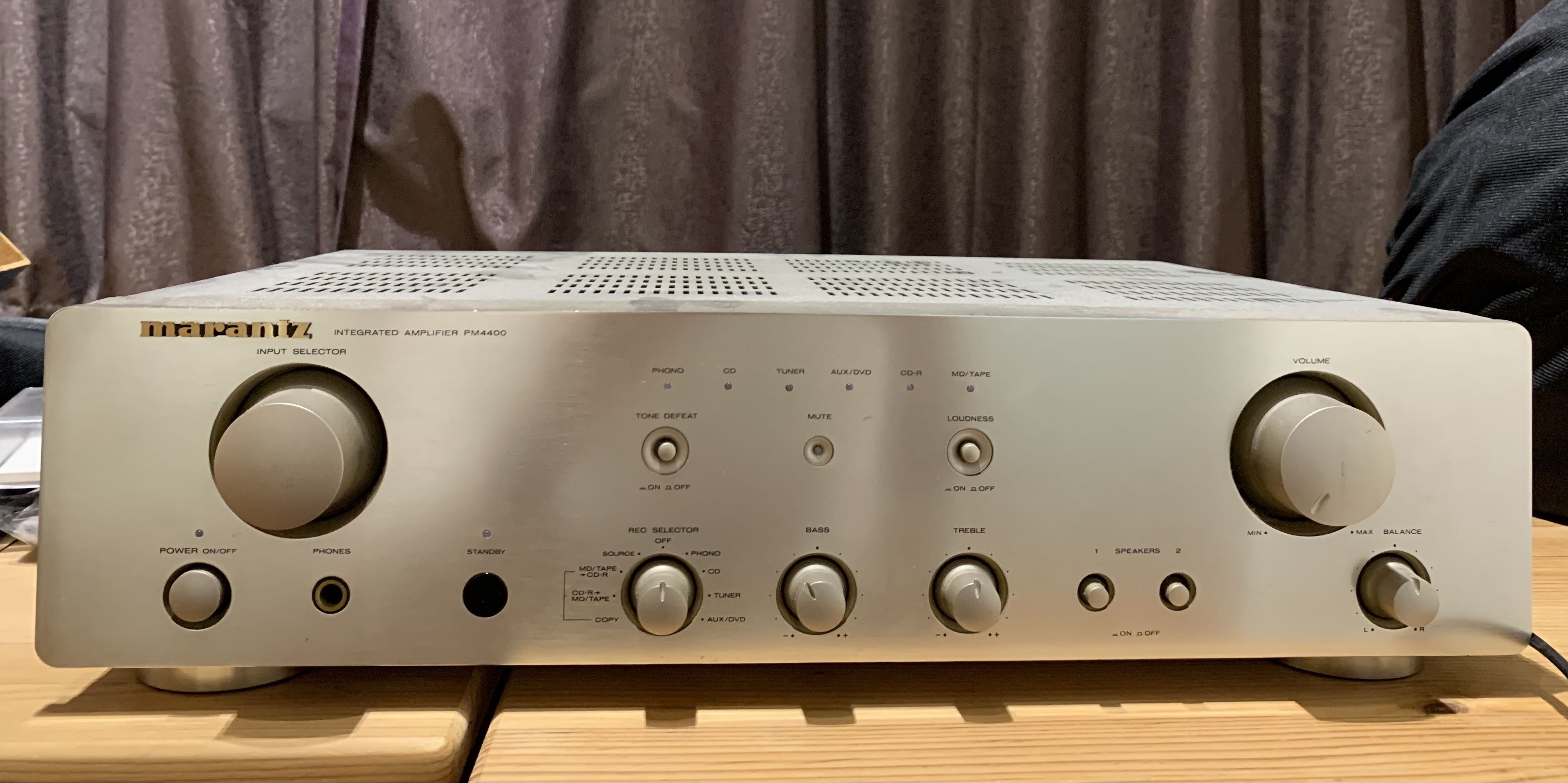 Marantz Integrated Amplifier PM4400 HiFi Stereo Amp with remote , Audio ...