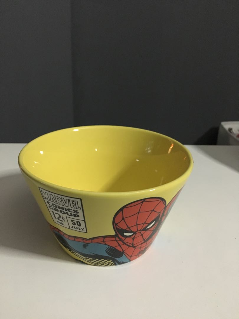 Marvel The Amazing Spiderman Bowl, Hobbies & Toys, Collectibles ...