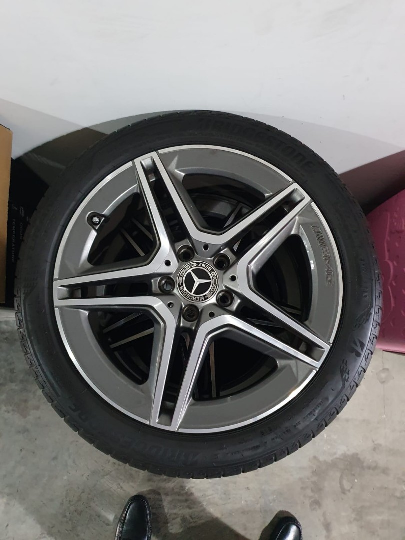 Mercedes AMG rim 18 inch, Car Accessories, Tyres & Rims on Carousell