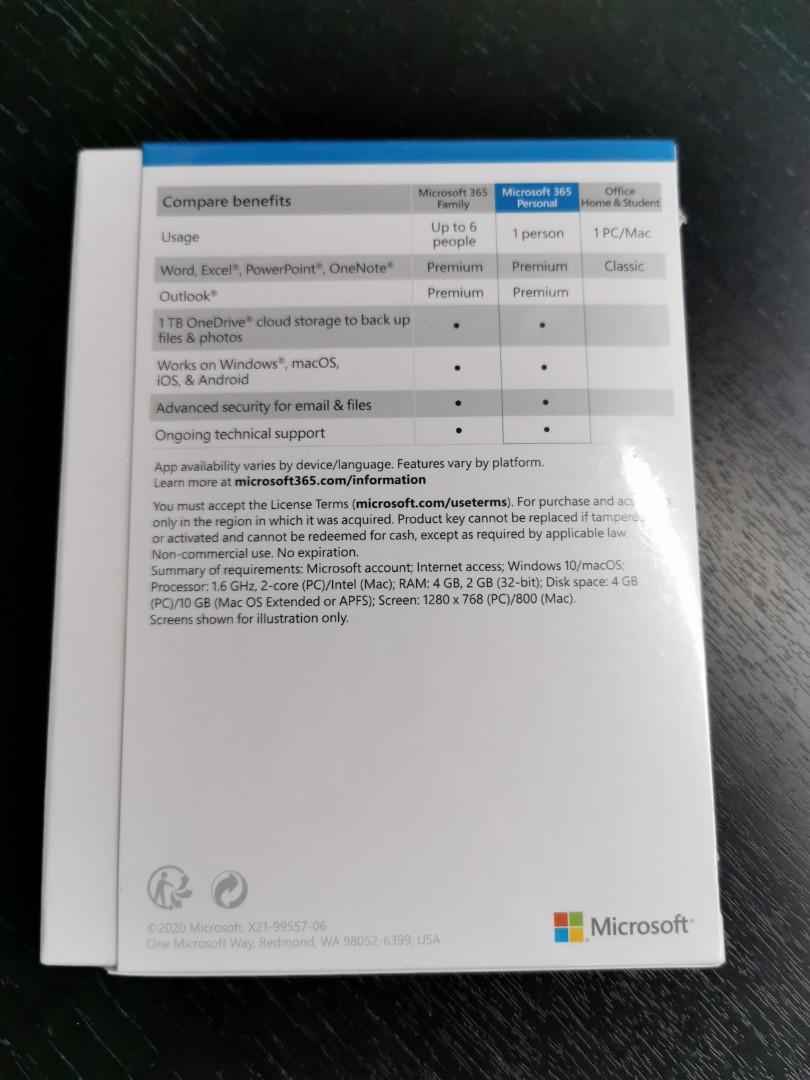 Microsoft 365 subscription, Computers & Tech, Laptops & Notebooks on ...