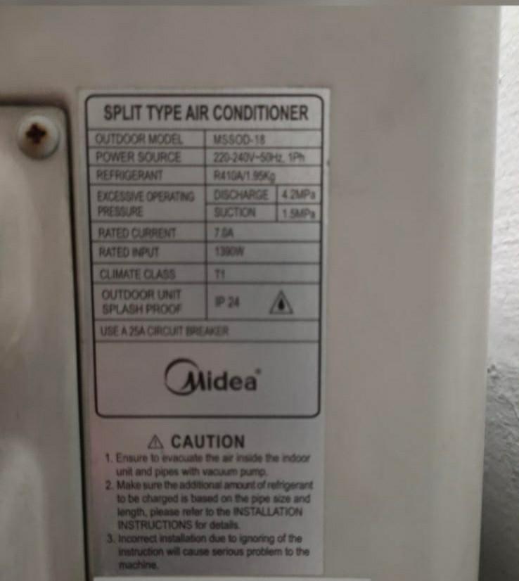 Midea Compressor System 1 For Sale, TV & Home Appliances, Air ...