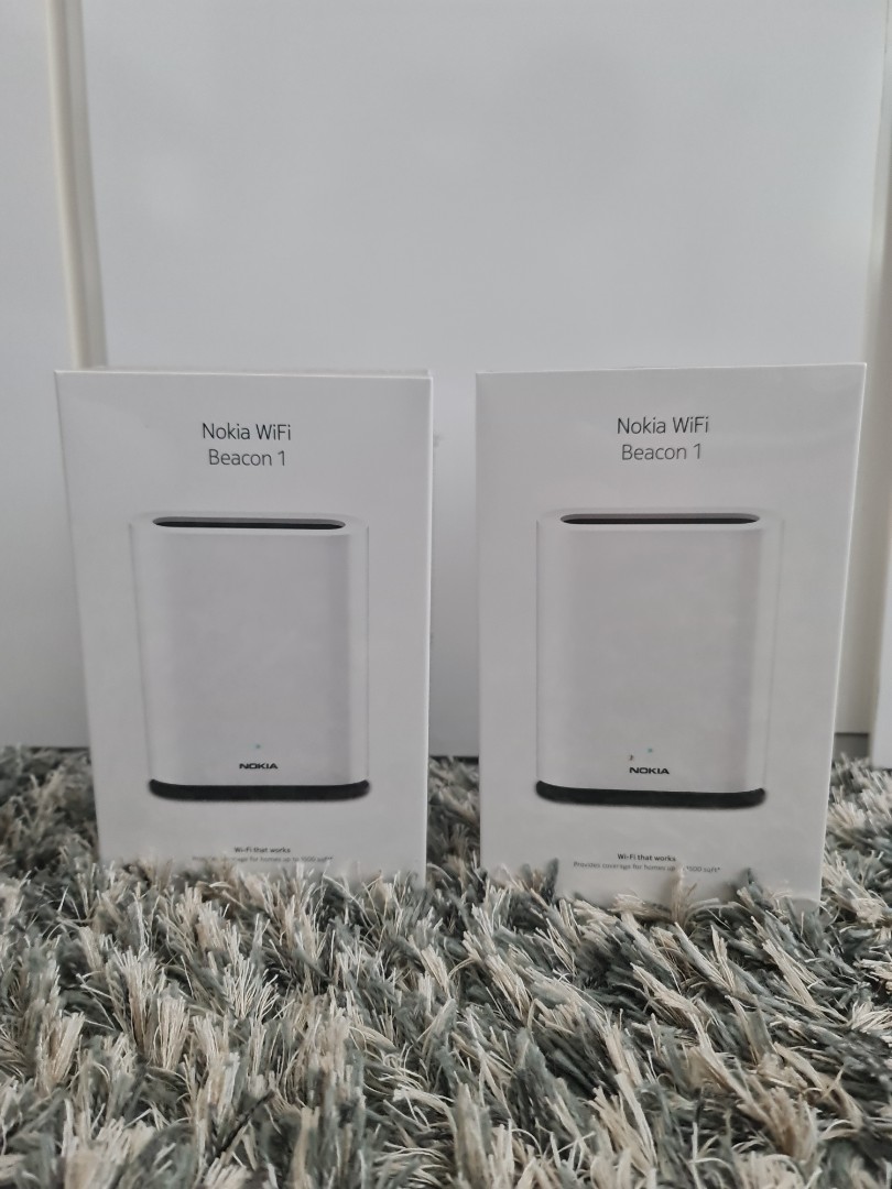 Nokia Wifi Beacon 1 mesh system set of 2 - internet computer wireless ...
