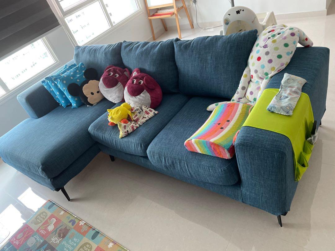 OM SOFA with Changeable Covers, Furniture & Home Living, Furniture ...