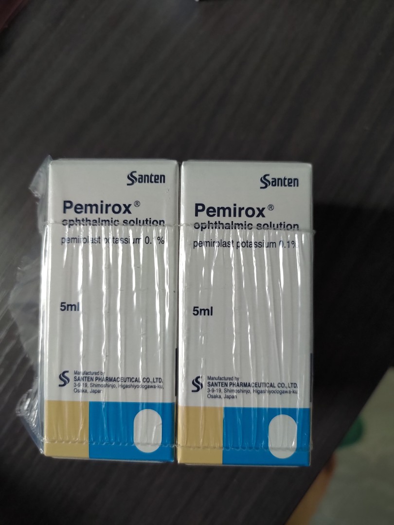 Pemirox pemirolast potassium eye drops 0.1 % 一枝, 其他, 其他 - Carousell