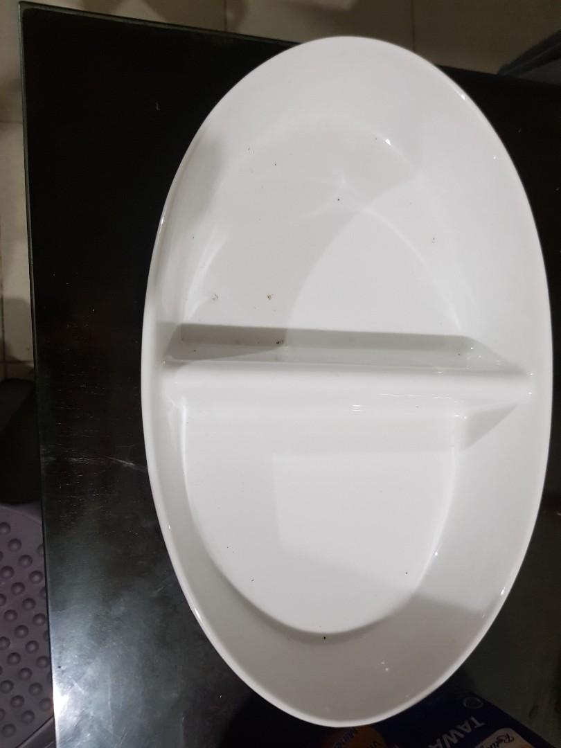 Piring lodor 2 bagian vintage, Kitchen & Appliances di Carousell