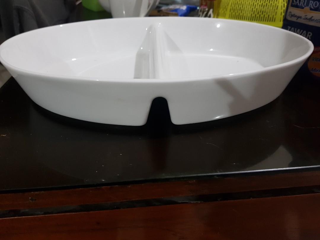 Piring lodor 2 bagian vintage, Kitchen & Appliances di Carousell