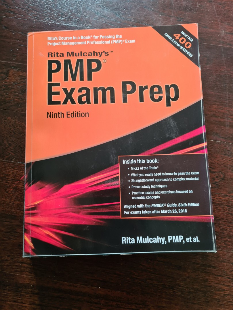 PMP, Rita Mulachy Ninth edition, Hobbies & Toys, Books & Magazines ...