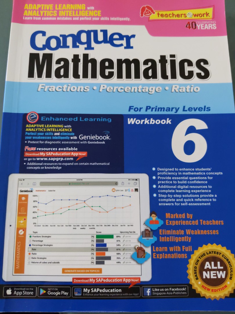 PSLE Primary 6 conquer mathematics, Hobbies & Toys, Books & Magazines, Assessment Books on Carousell