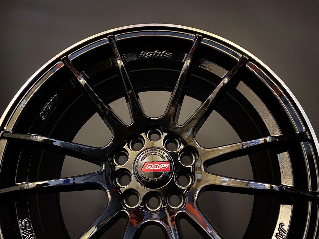 Rays 57XT 17X8.0jj 10X100/114.3 ET35 （package with 4 new rim and ...