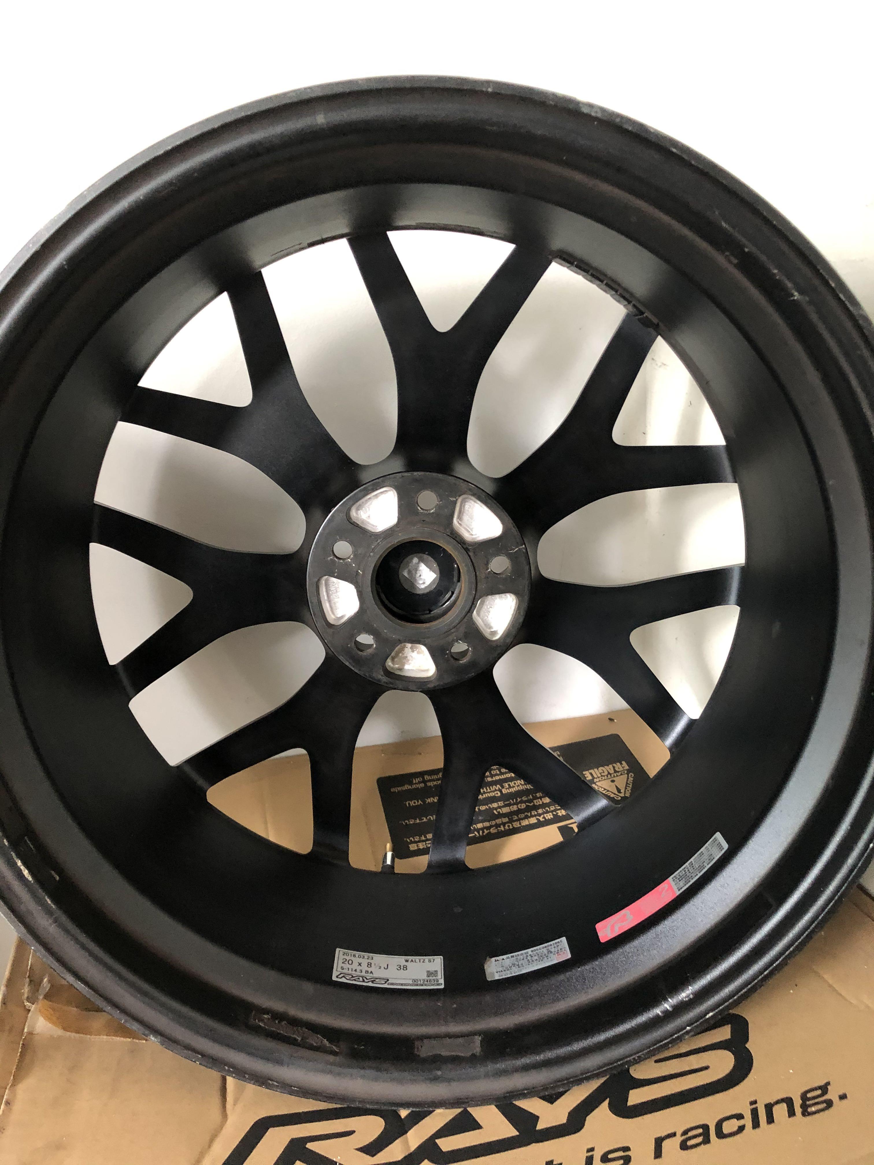 Rays s7 rims, Car Accessories, Tyres & Rims on Carousell