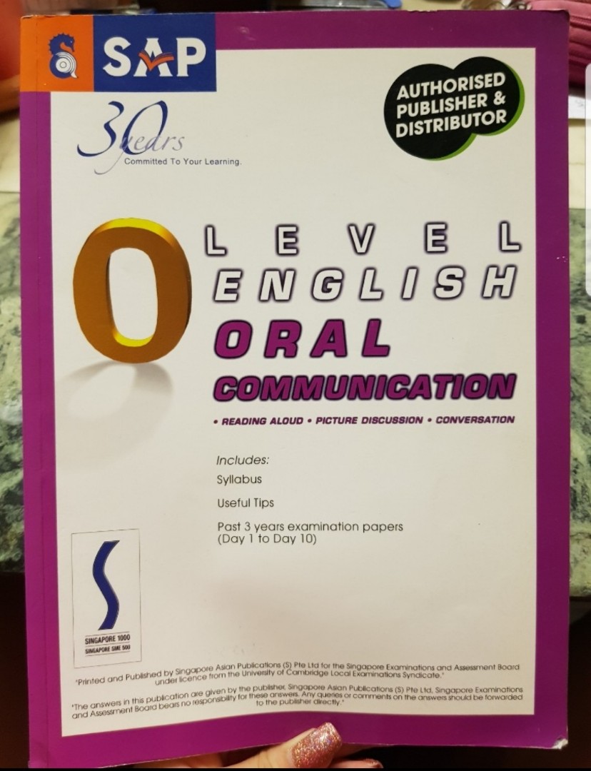 Secondary 4 O level English Oral Practices/O level English Oral ...